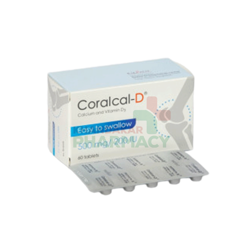 Coralcal-D 500mg+200IU – Khandakar Pharmacy