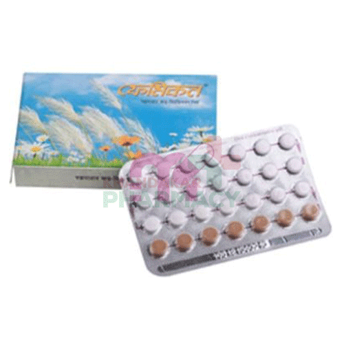 Femicon 0.03+75+0.30mg (1 pack = 28 tablet) – Khandakar Pharmacy